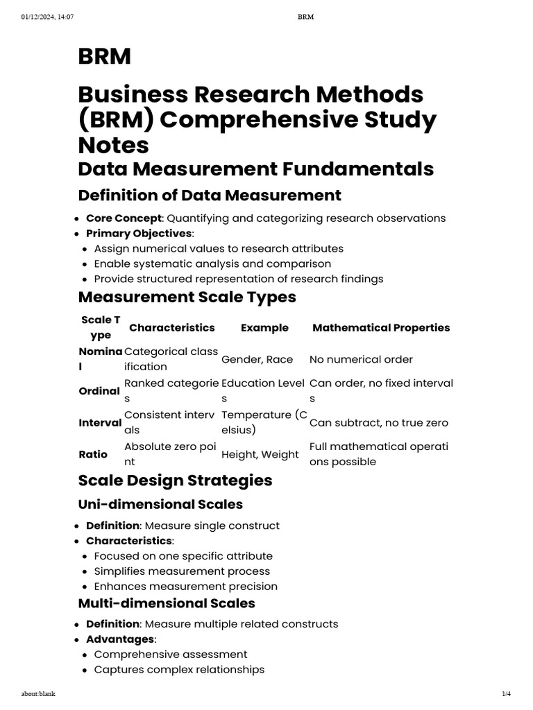 BRM 3 | PDF | Sampling (Statistics) | Statistics