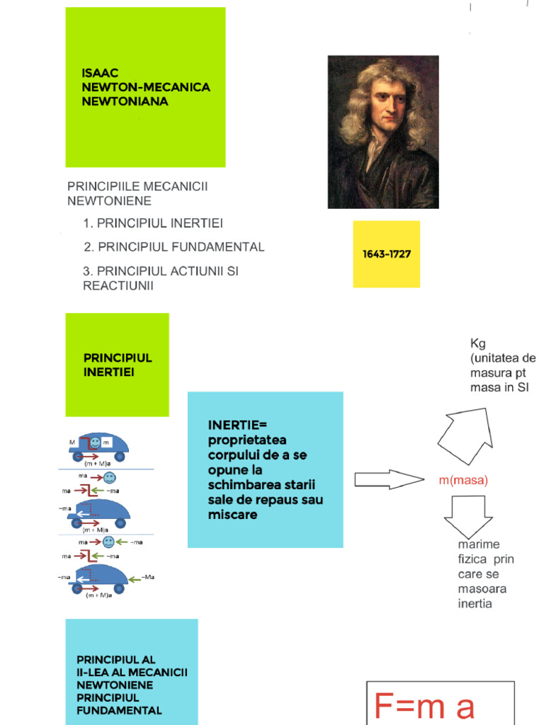 Principiile Mecanicii Newtoniene | PDF