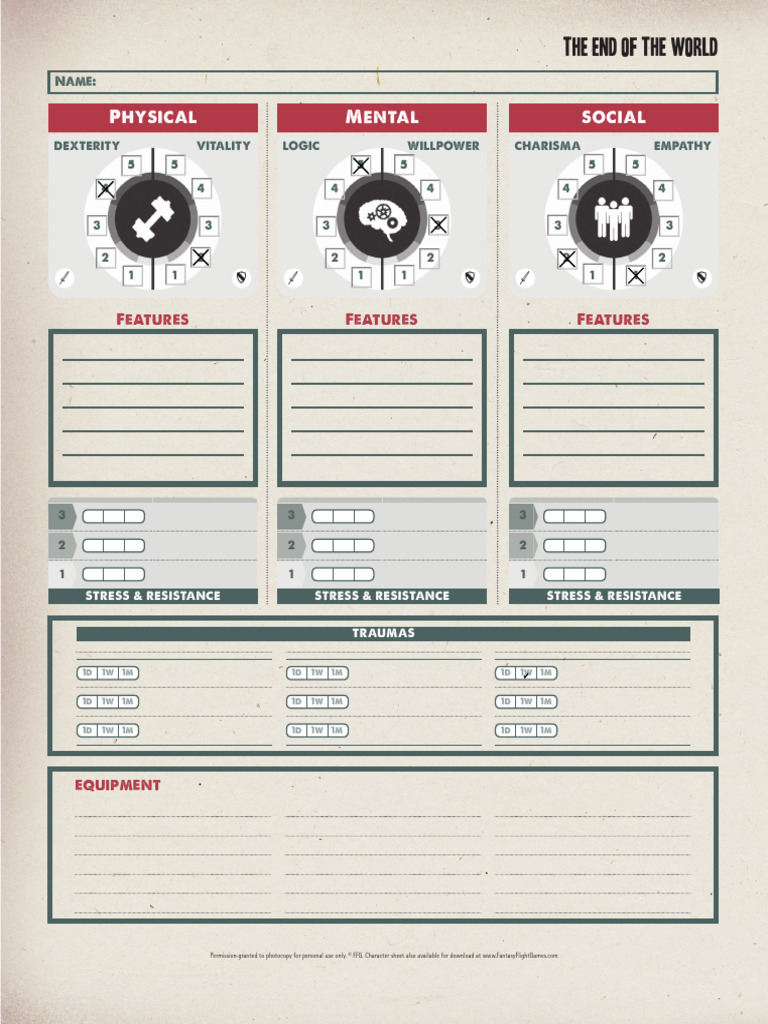 Char Sheet | PDF