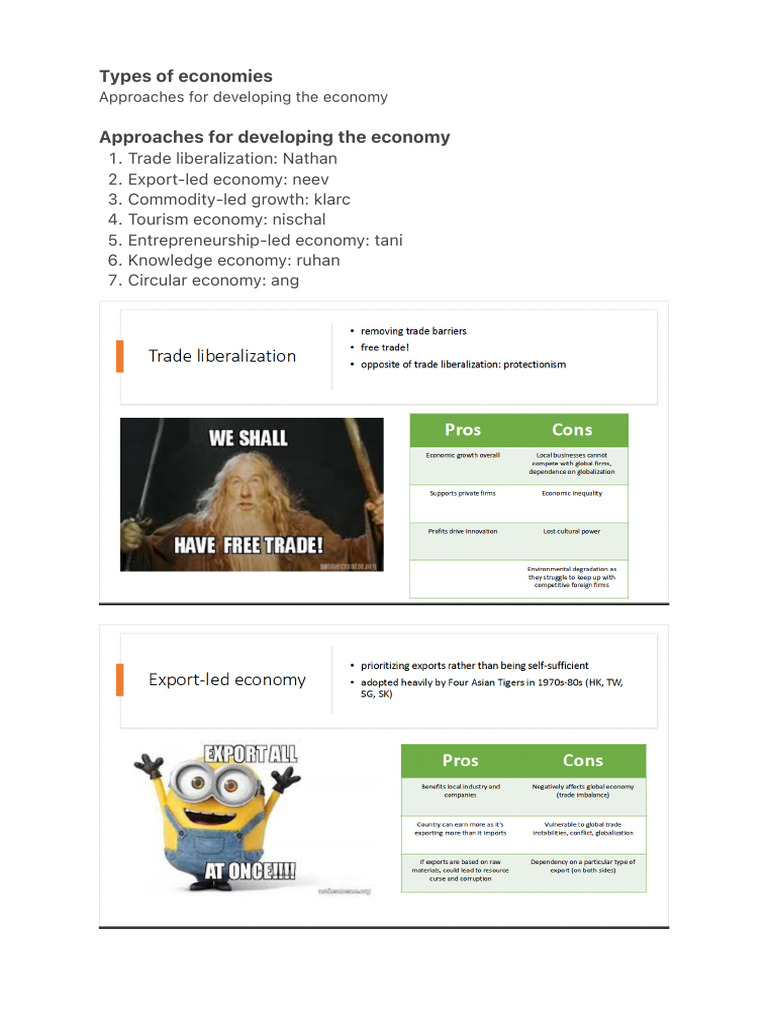 Economic Development Strategies | PDF