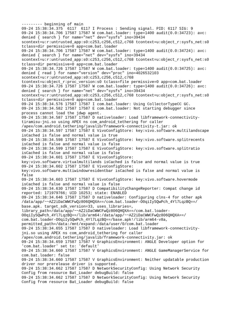 com.bat.loader_logcat | PDF | Java (Programming Language) | Computer Science
