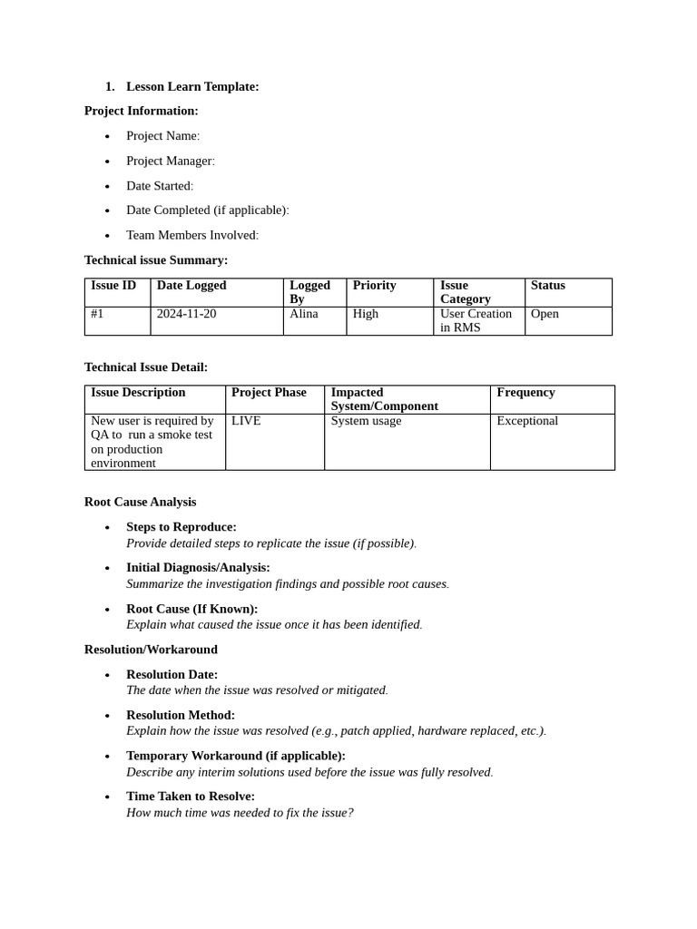 Lesson Learn Pdf Computing Information Technology