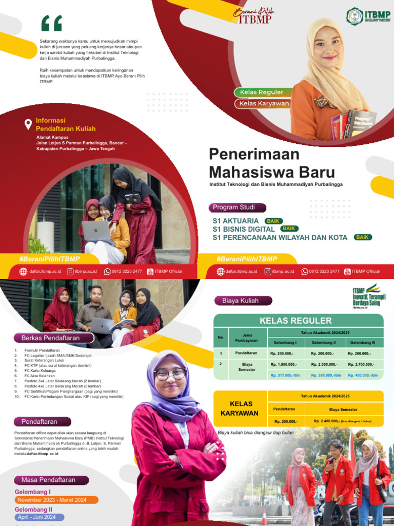 Brosur PMB Itbmp 2024-2025 2 | PDF