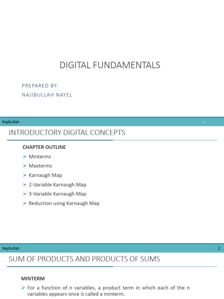 Minterm,Maxterm,2 variable k-map | PDF | Abstract Algebra | Boolean Algebra Minterm,Maxterm,2 variable k-map | PDF | Abstract Algebra | Boolean Algebra