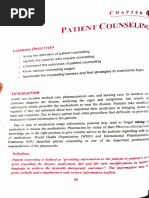 Role of Pharmacists in Patient Counseling | PDF | Pharmacy | Pharmacist
