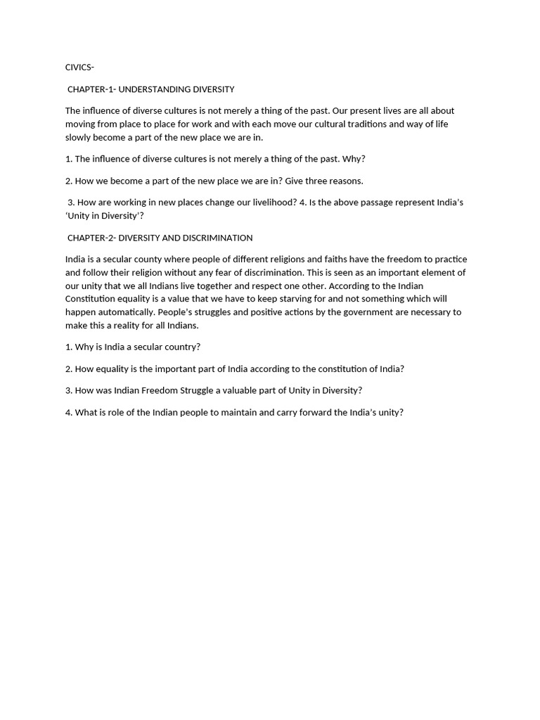 CIVICS case studies | PDF