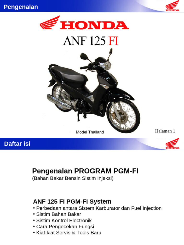 Anf 125fi | PDF