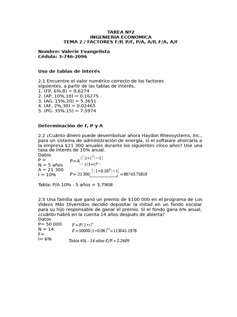 Tarea n2 Problemas Resueltos - Compress | PDF | Comercio | Inversiones
