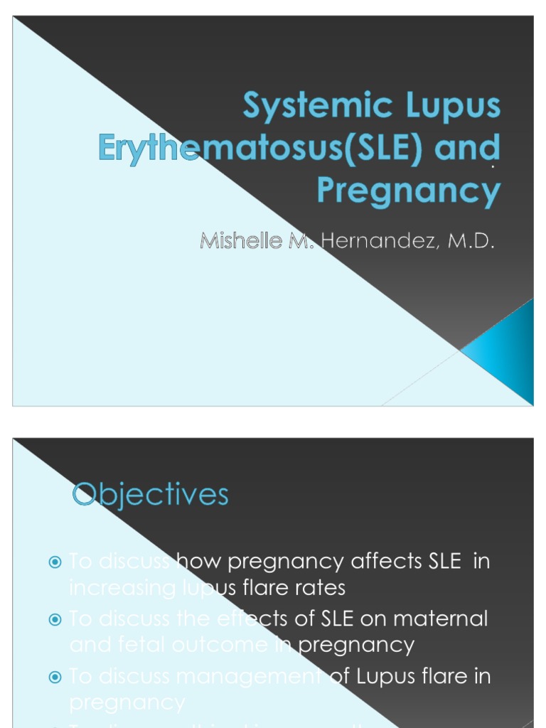 SLE Management in Pregnancy Guidelines | PDF | Systemic Lupus ...