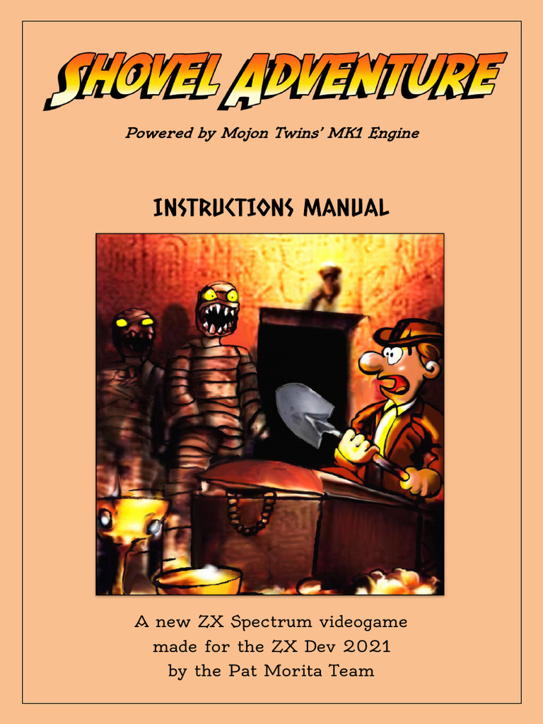 ZX Spectrum Game Manual: Johnny Palas Adventure | PDF