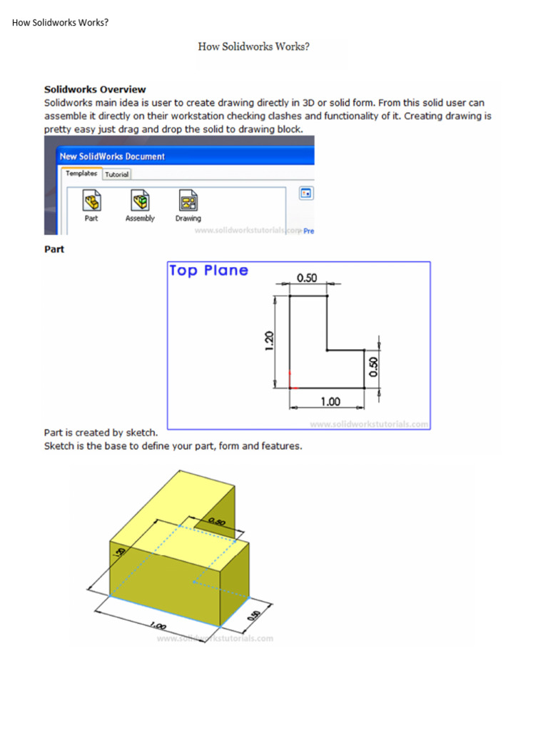 How Solidworks Works | PDF