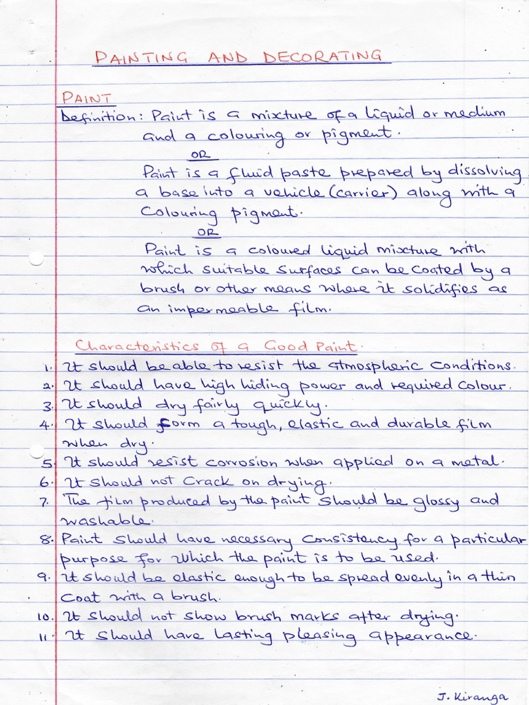 Paints & Decorations | PDF