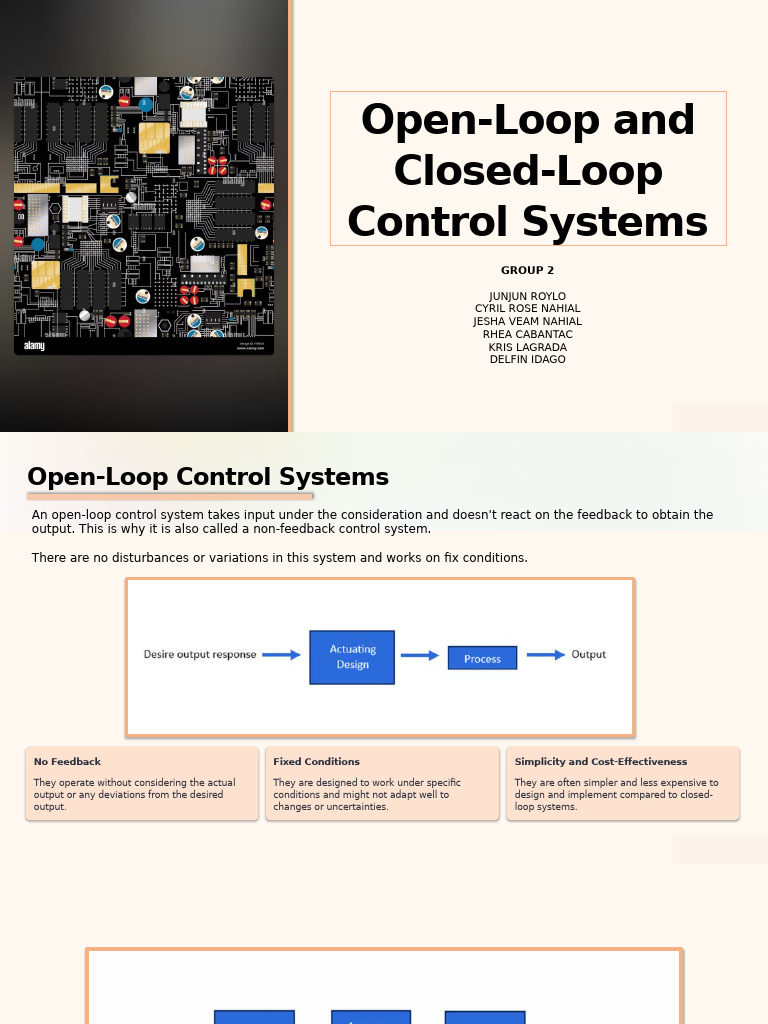 New Open Loop And Closed Loop Control Systems Pdf Feedback Control Theory