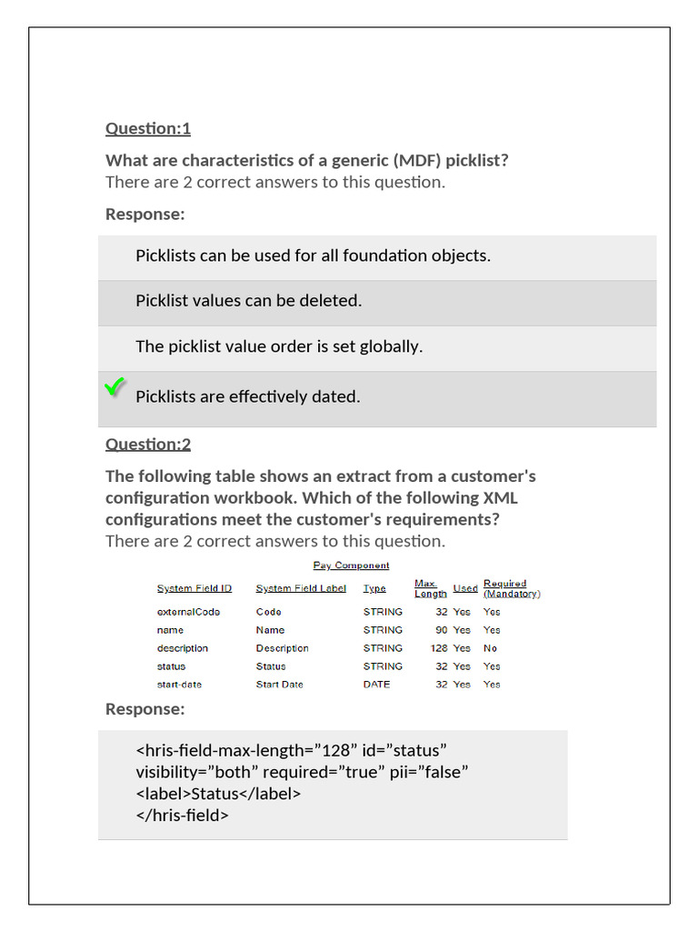 Sf Online Practice | PDF | Employment | Data Model