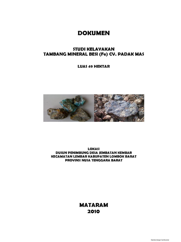 Laporan RKAB 2021 Ke ESDM | PDF