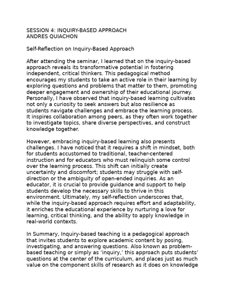 SESSION 4 INQUIRY-BASED APPRO | PDF SESSION 4 INQUIRY-BASED APPRO | PDF
