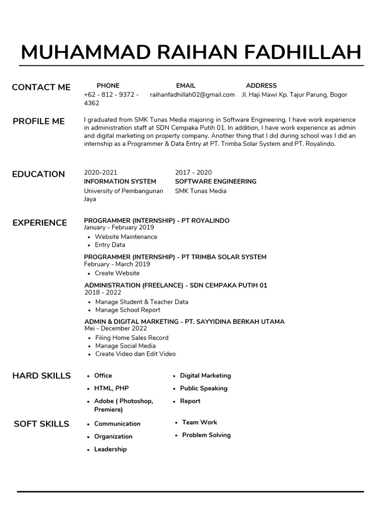 CMO_Collection Muhammad Raihan Fadhillah | PDF