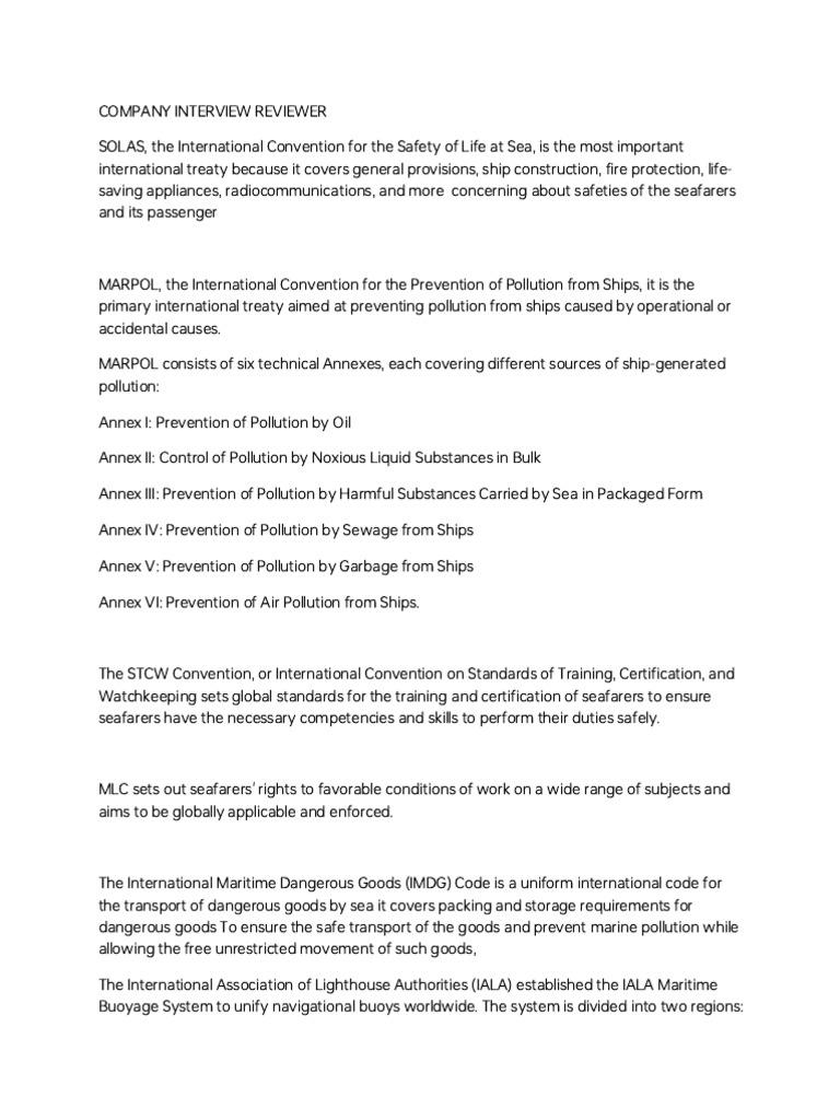 Company Intervi-Wps Office | PDF | Radar | Navigation