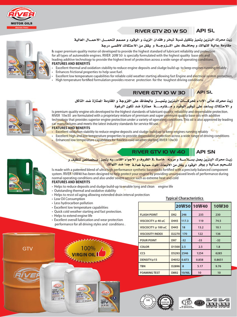 Product Brochure 02 | PDF | Motor Oil | Mechanical Engineering