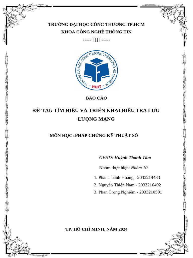 Dieu Tra Luu Luong | PDF