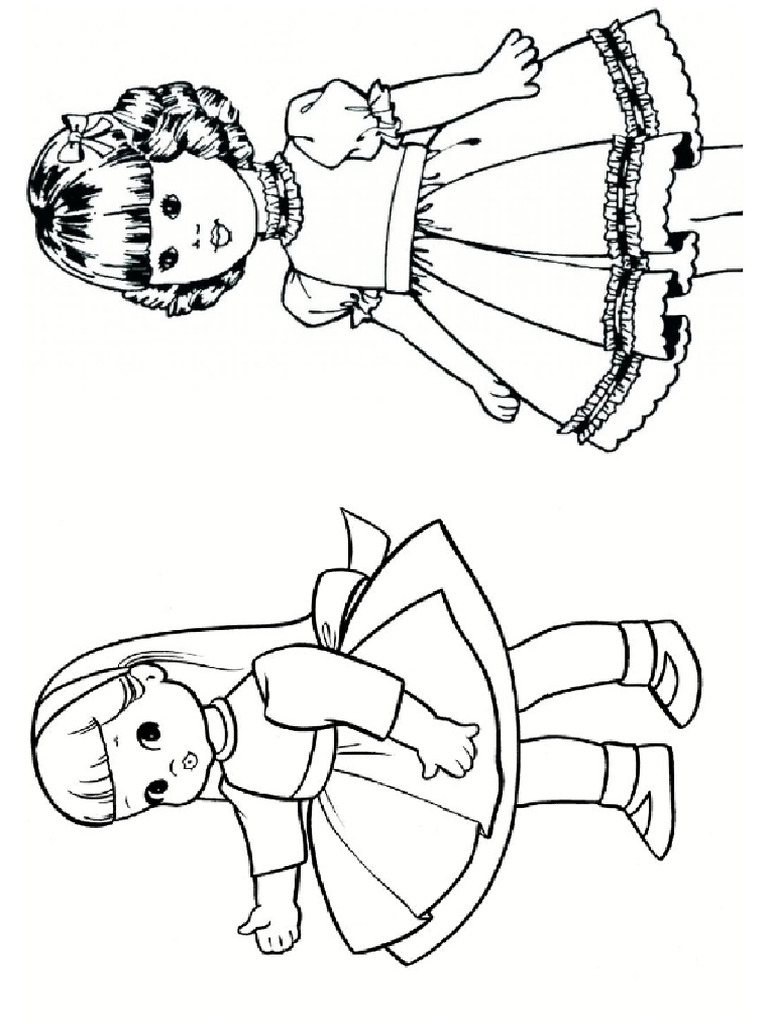 Doll To Color | PDF