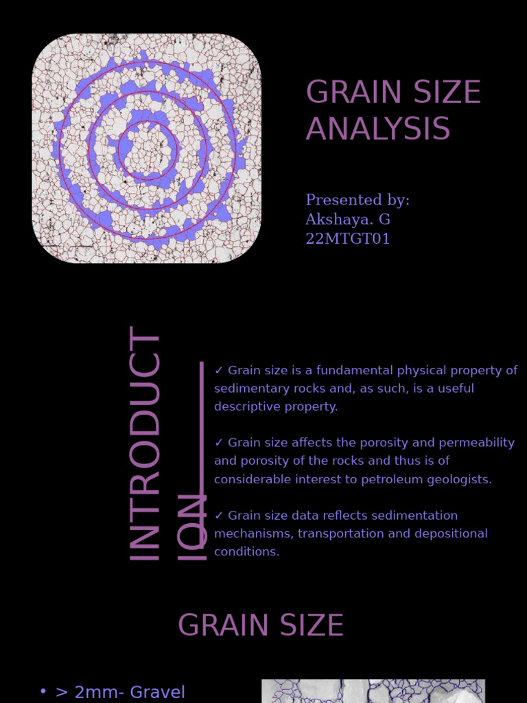 Grain Size Analysis Techniques | PDF