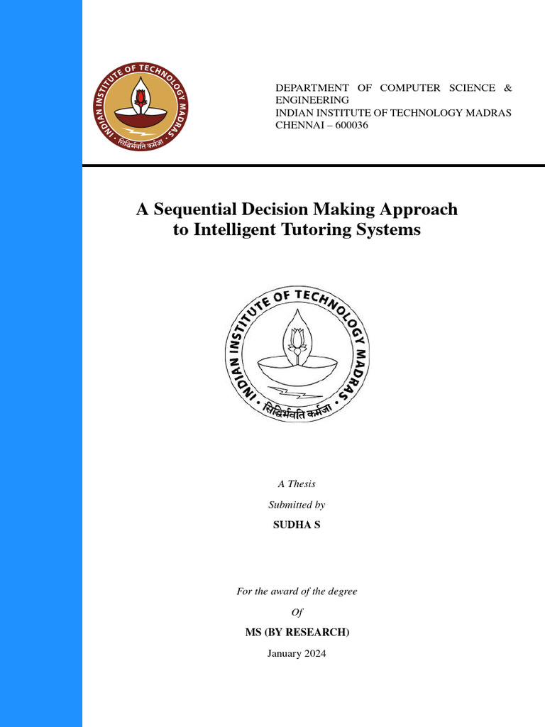 IITM MS Thesis Final | PDF | Learning | Conceptual Model