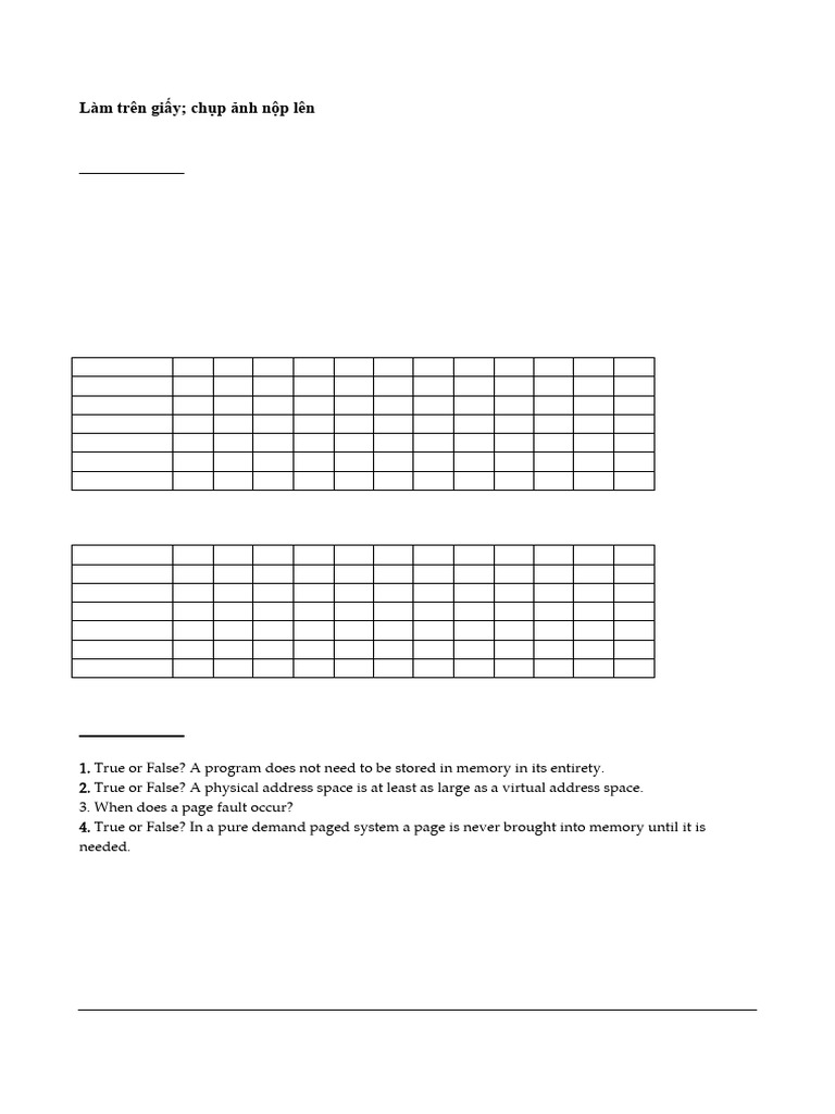 LAB4.2-Memory Page Replacement - HardPaper - 1 | PDF