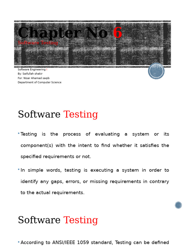 Comprehensive Guide to Software Testing | PDF | Software Testing | Unit ...