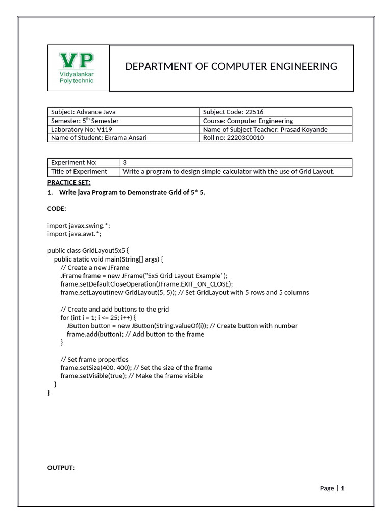 AJP PR 03(10) | PDF | Software Engineering | Graphical User Interfaces