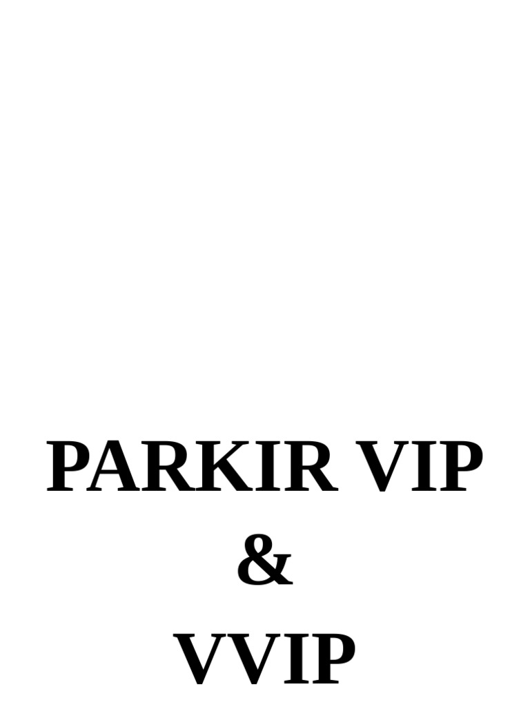 Parkir Vip | PDF