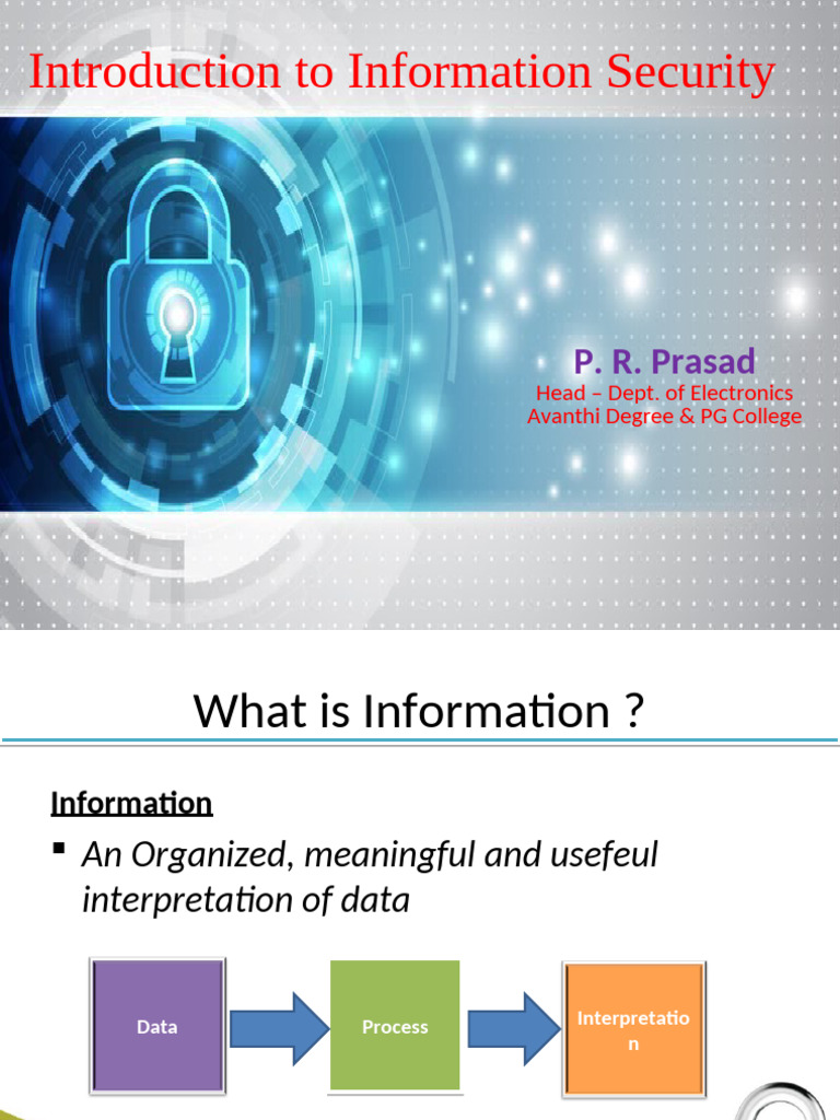 Overview of Information Security Concepts | PDF | Virtual Private ...
