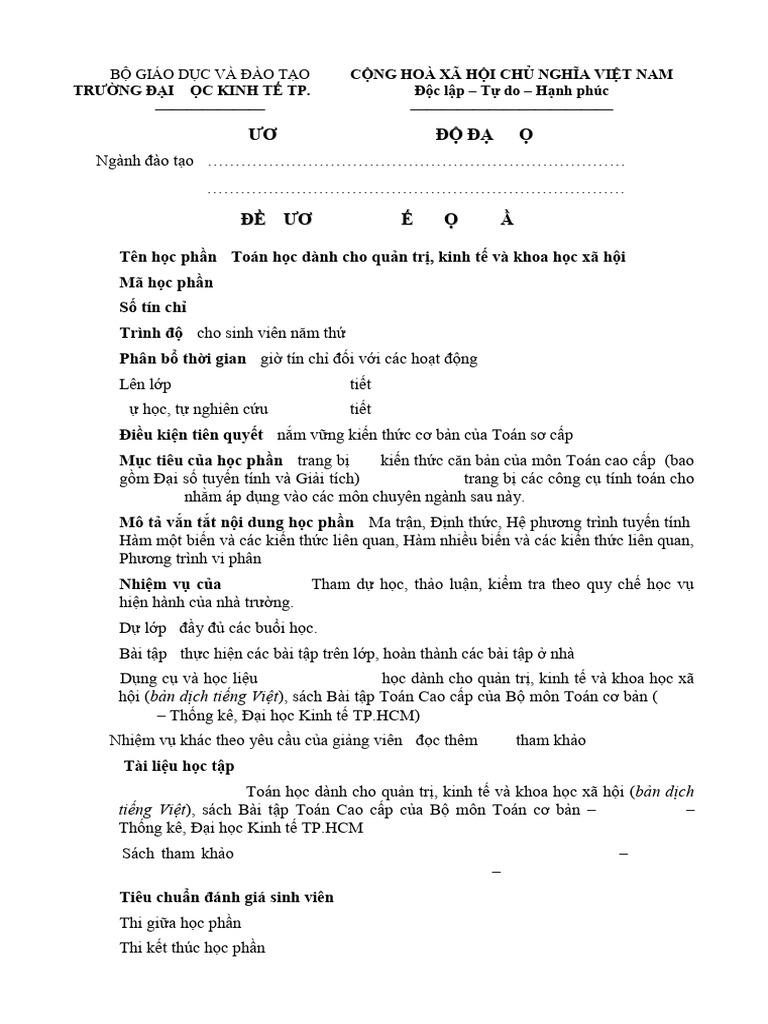 C H Ư Ơ N G T R Ì N H T R Ì N H Đ Ộ Đ Ạ I H Ọ C | PDF