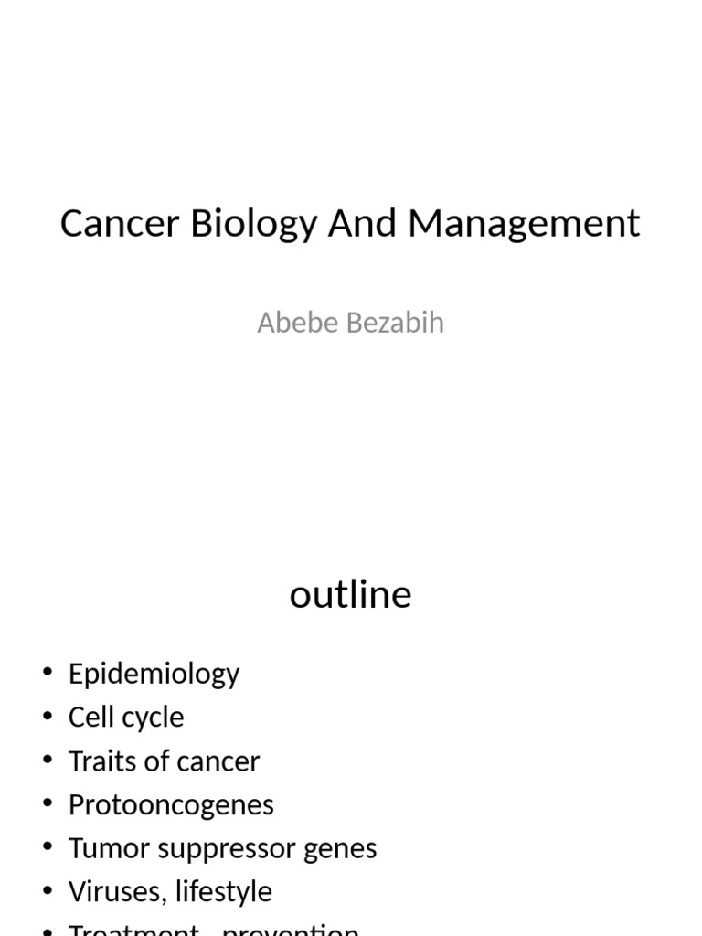 Cancer Biology and Management | PDF | Apoptosis | Caspase
