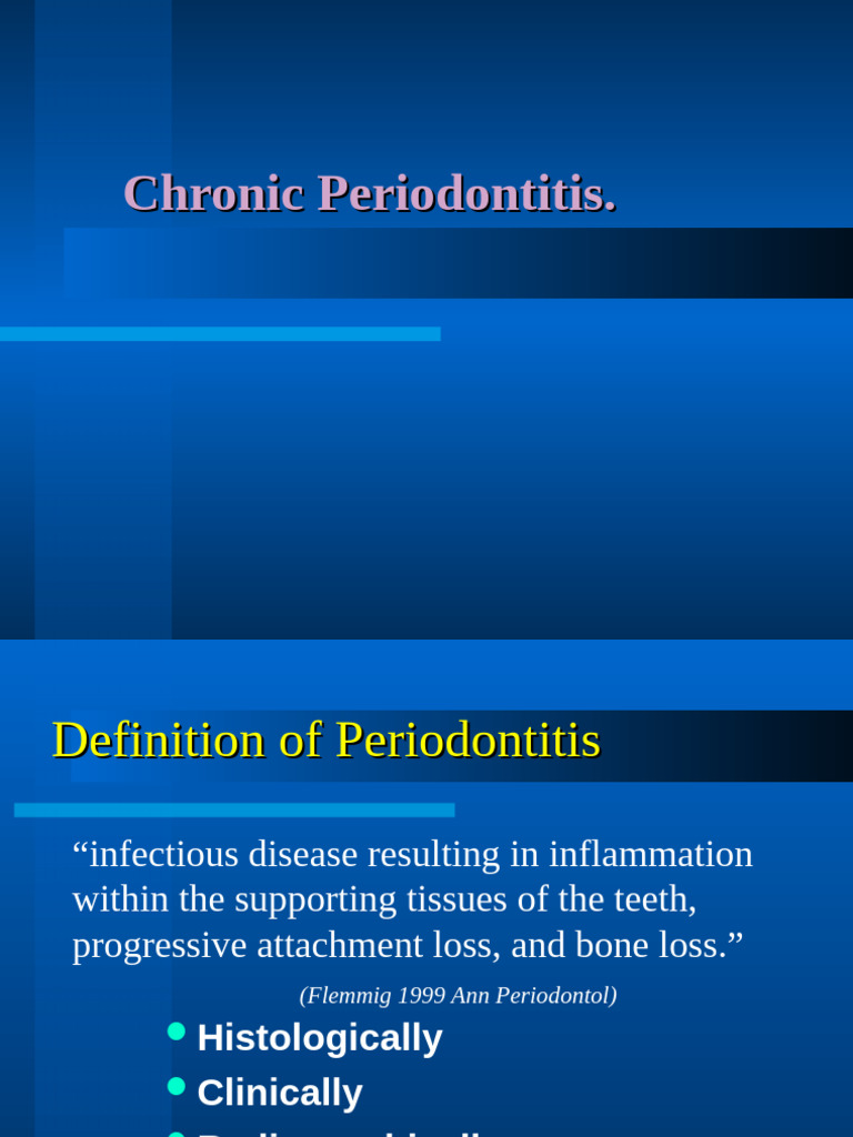 (2) Chronic Periodontitis | PDF | Periodontology | Health Sciences
