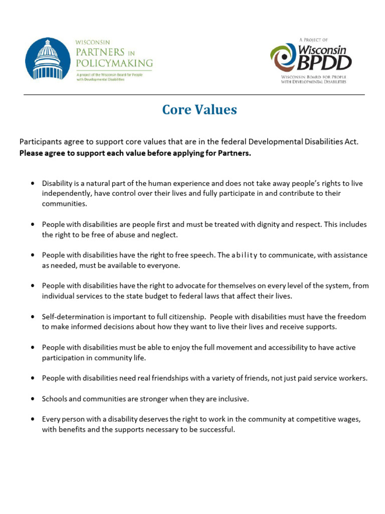 Core Values | PDF