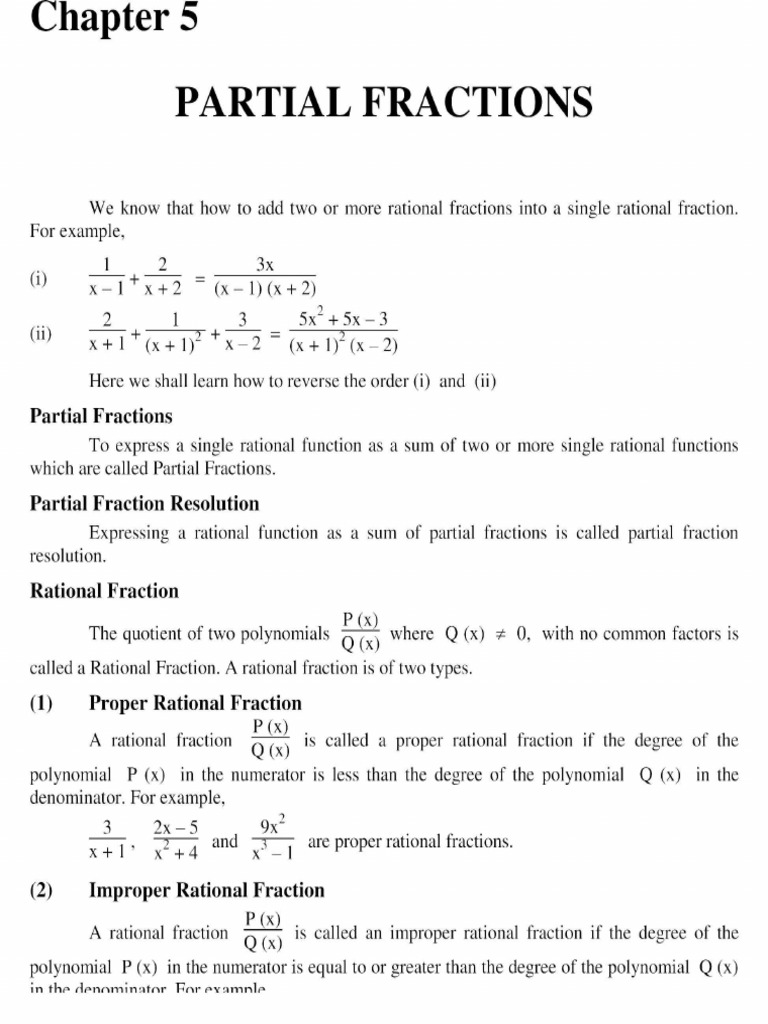 11th Math Unit 5 | PDF