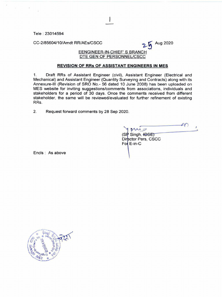 MES AEN Promotion | PDF | Engineering