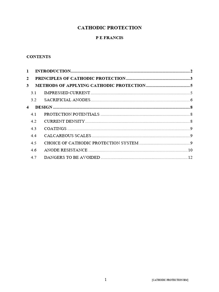 Cathodic Protection in Practise | PDF | Anode | Corrosion