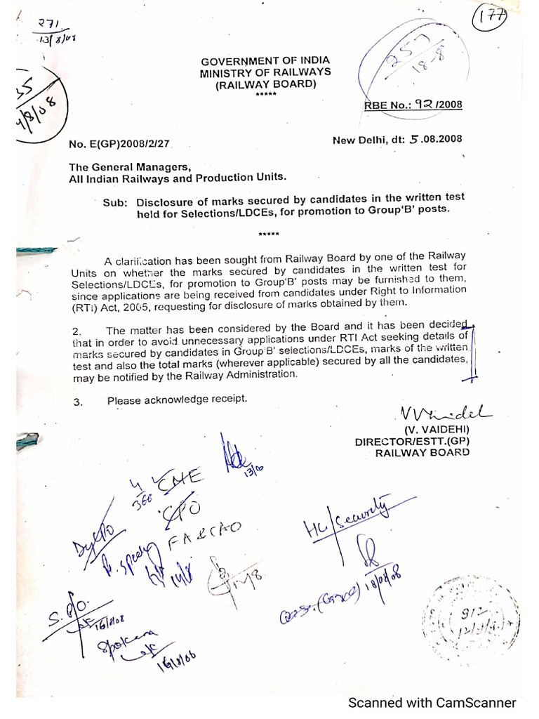 Gazetted Selection Letters | PDF