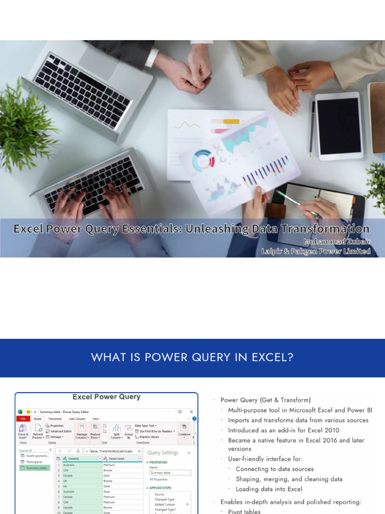 Power Query Essentials Unleashing Data Transformation Potential | PDF | Microsoft Excel | Data