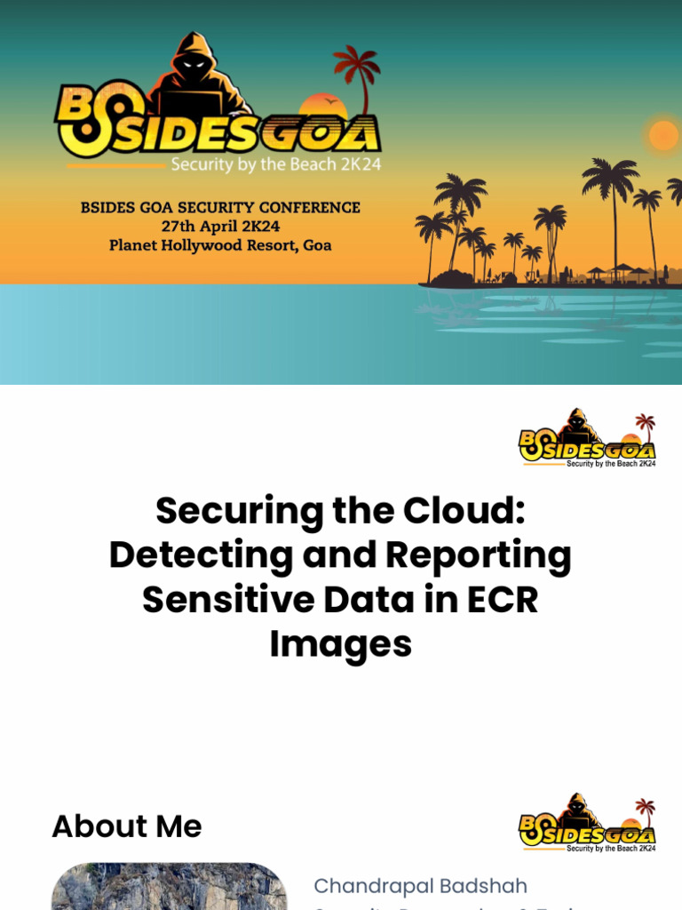 2024 04 27 Detecting and Reporting Sensitive Data in ECR | PDF | Cloud ...