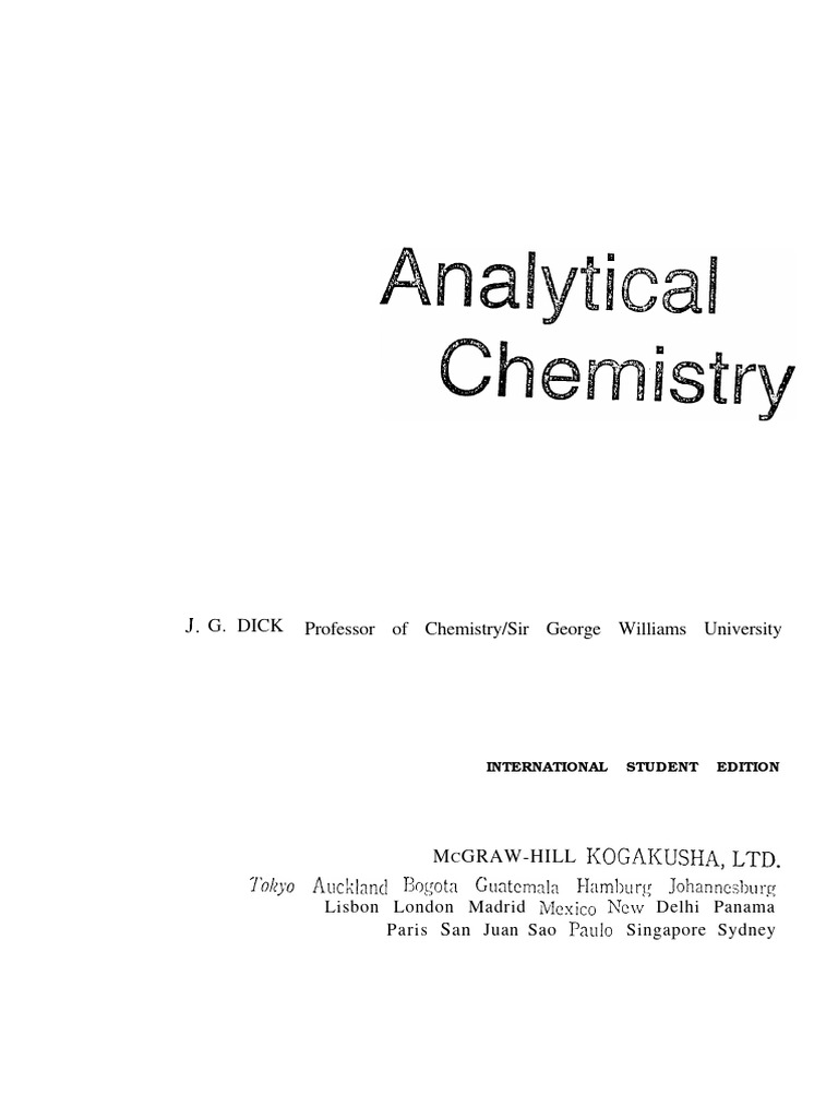 Analytical Chemistry | PDF