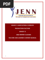 Animal Production Notes 2024 | PDF | Agriculture | Intensive Farming