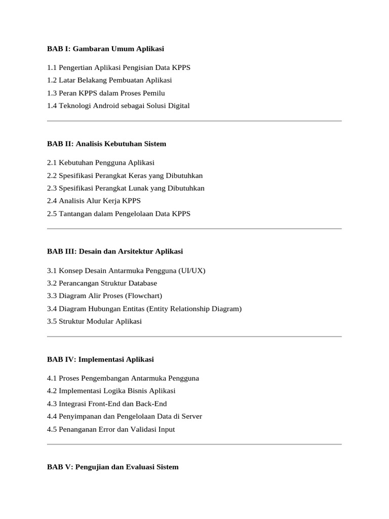 Buku Kpps Bab 1 | PDF