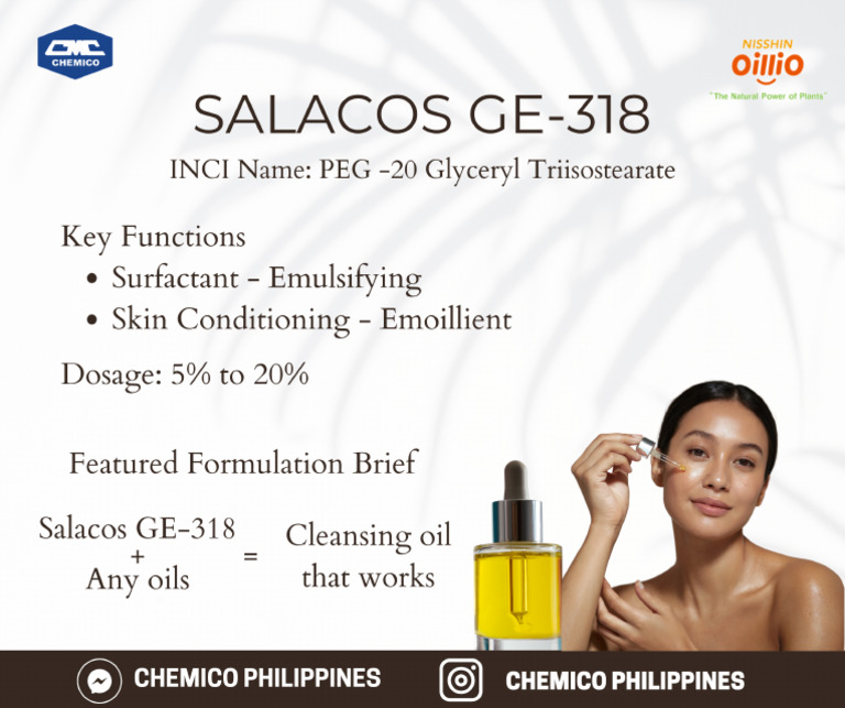Peg-20 Glyceryl Triisosterate | PDF