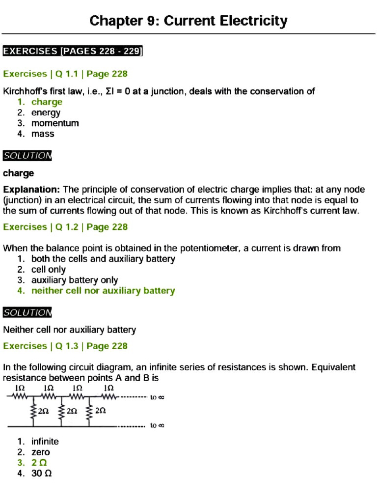 Chapter 9 Current | PDF | Voltage | Manufactured Goods