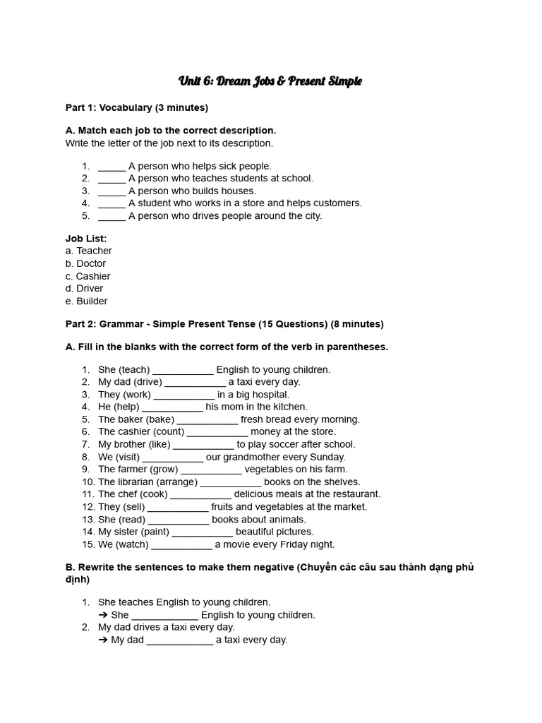 Beginner English Grammar Guide | PDF