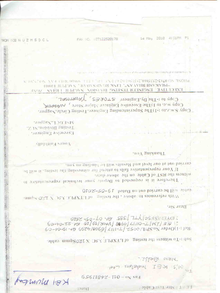 Msedcl .NAGPUR | PDF