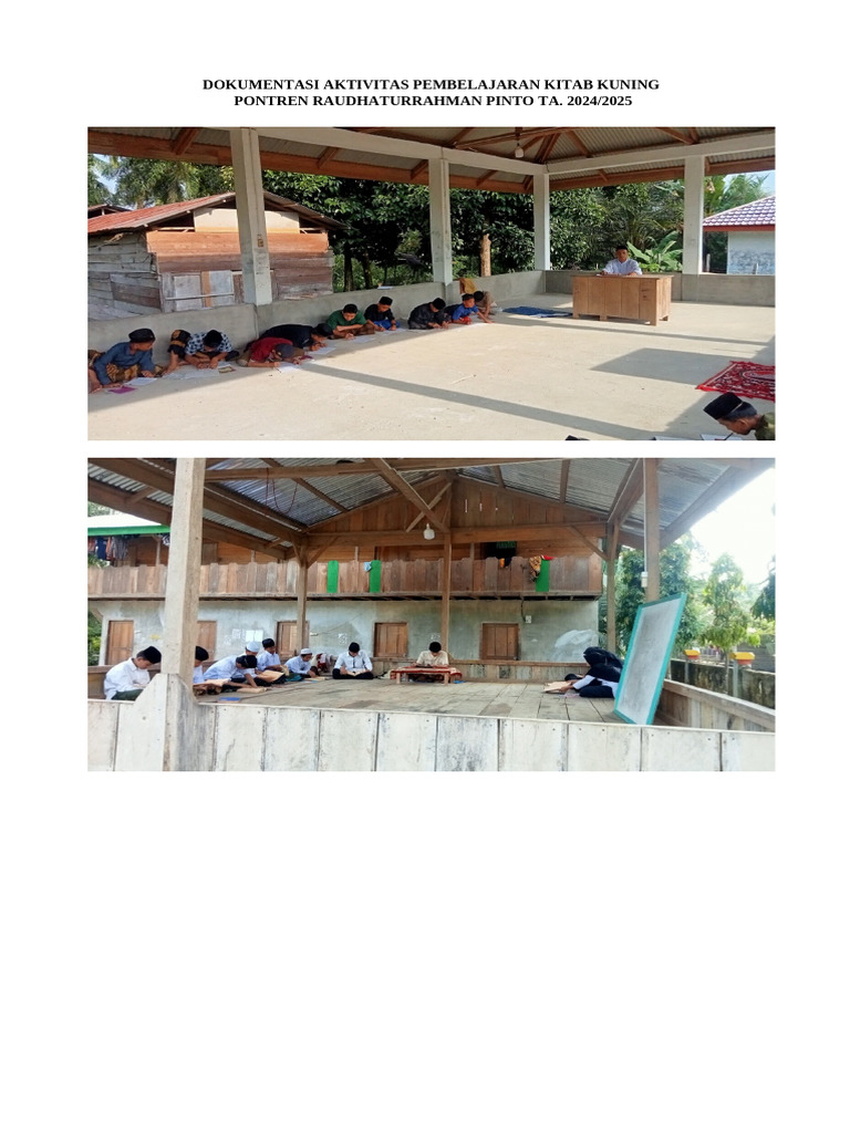 Dokumentasi aKTIVITAS bELAJAR kITAB kUNING | PDF